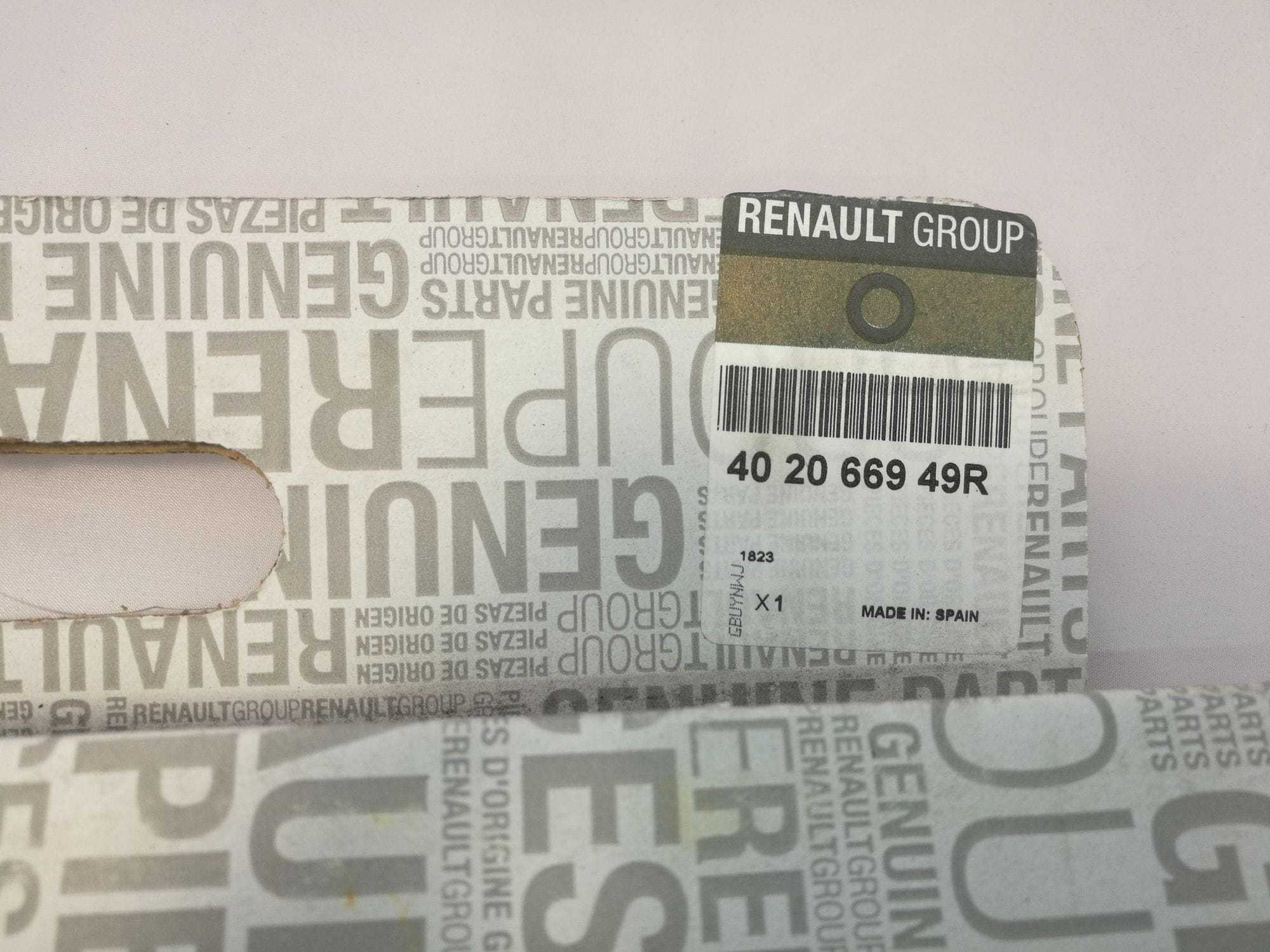 TARCZE KLOCKI PRZÓD RENAULT LAGUNA III ORYGINAŁ Oryginalne części ...