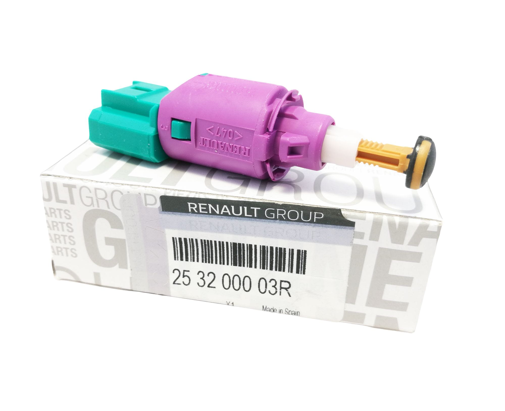 WŁĄCZNIK ŚWIATEŁ STOPU RENAULT LAGUNA III TALISMAN 253200003R ORYGINAŁ ...